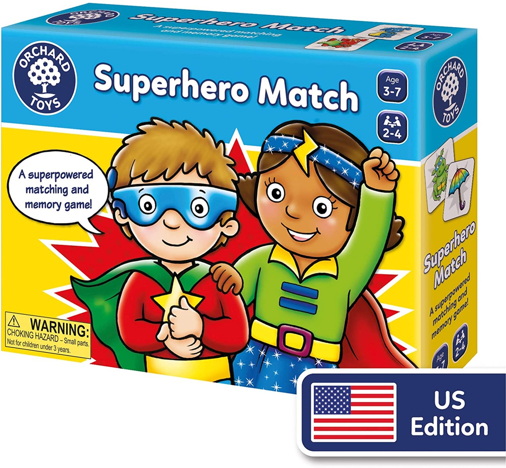 Orchard Toys SuperHero Match - I Can Toyshop