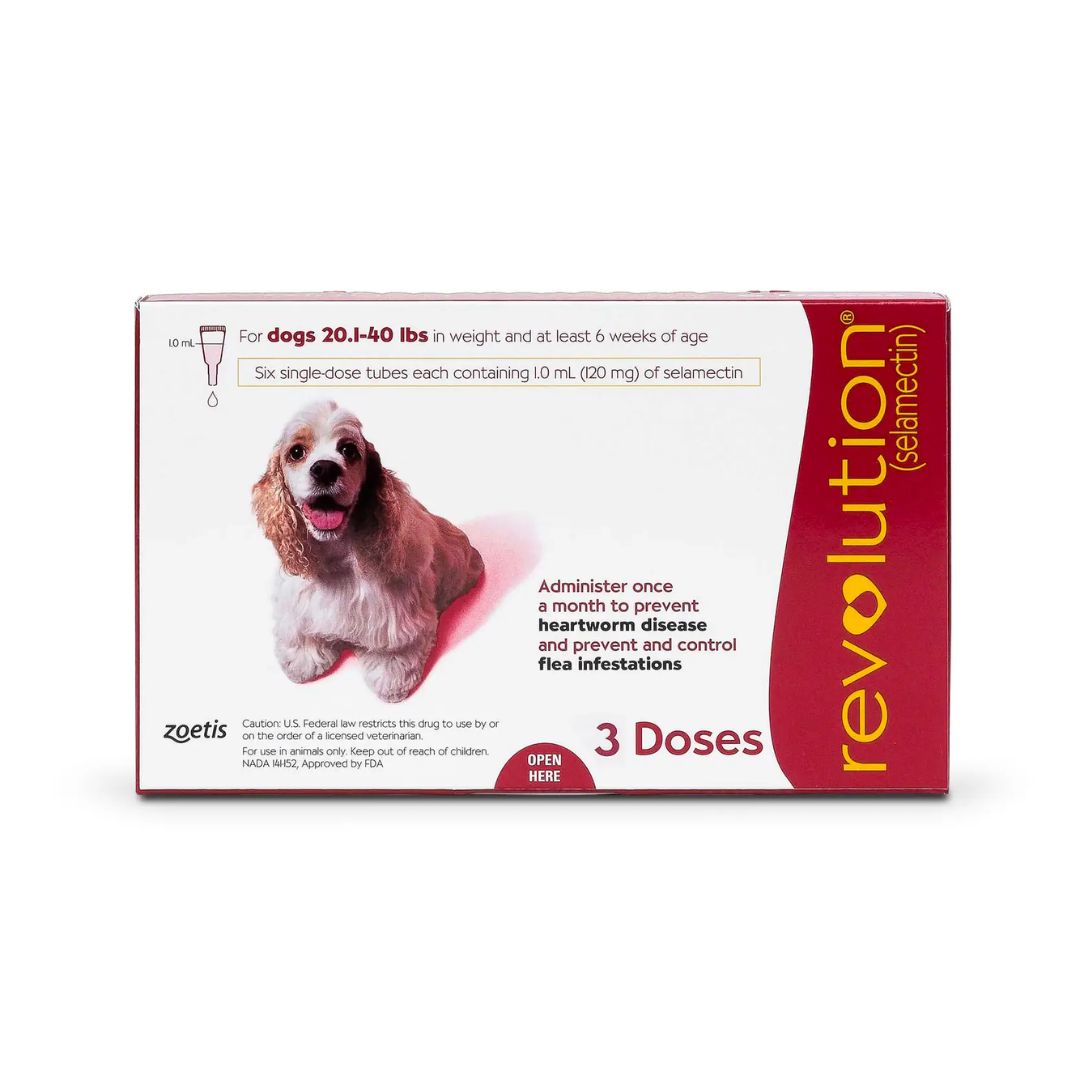 Revolution 殺蚤除牛蜱防心絲蟲滴頸藥水 - Pet23 - Pet23