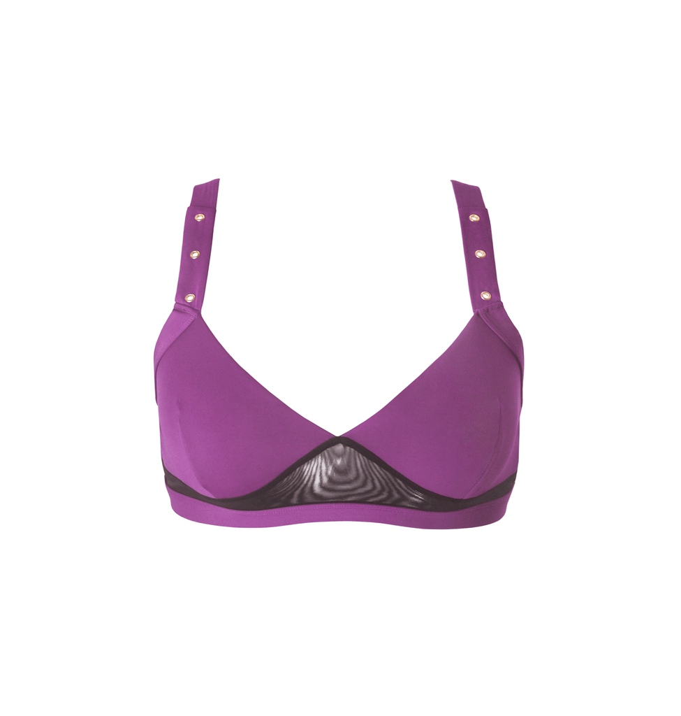 Violet hollow back top - Hamade - Hamade - Hamade