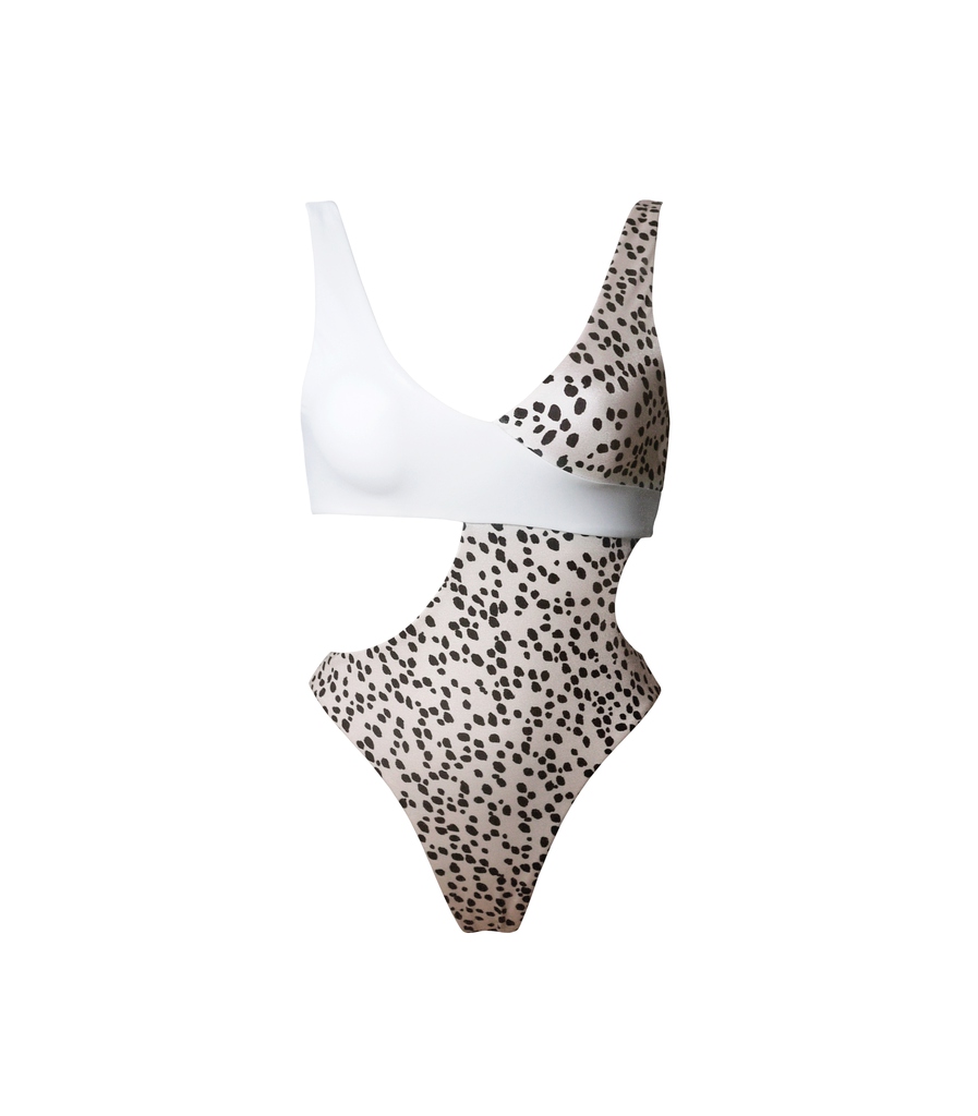 Dots high cut bodysuit - Hamade - Hamade