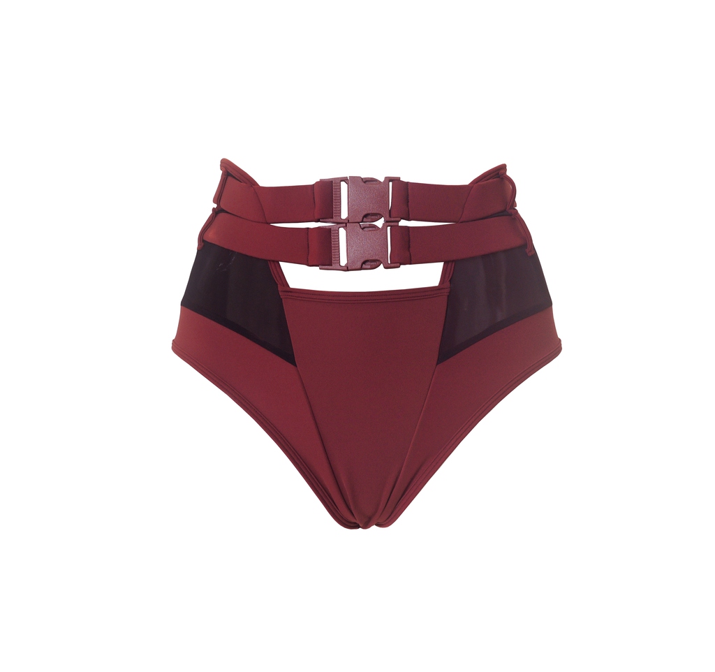 Brick red buckle bottom - Hamade