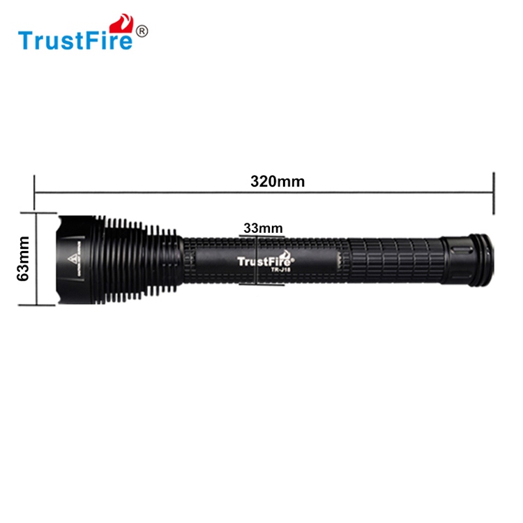 TrustFire TR-J18 7xCREE XM-L2 U3 8000流明 #0045-0127 - 409MALL