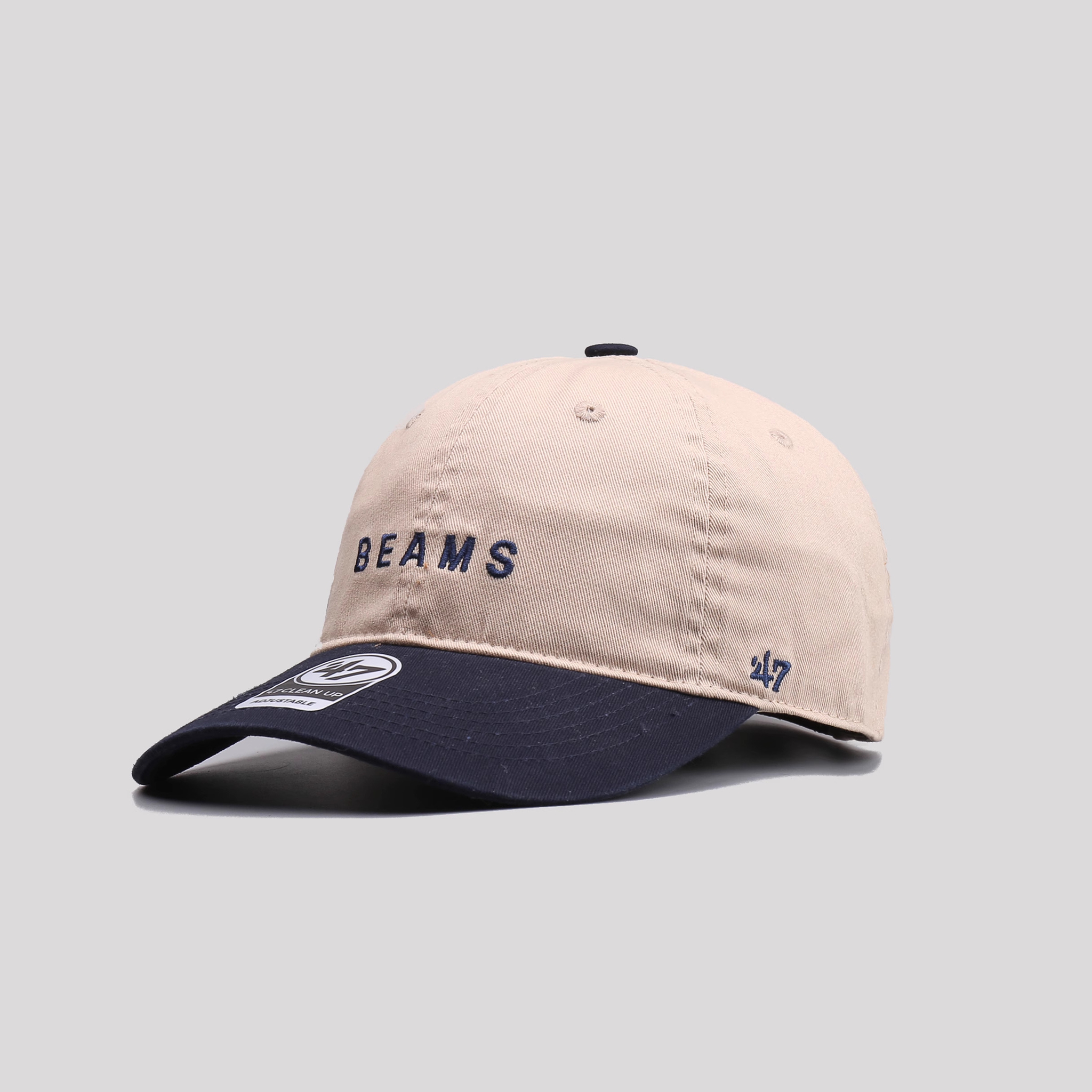 Beams x 47 Brand Cap (KHAKI & NAVY) - 7749hk