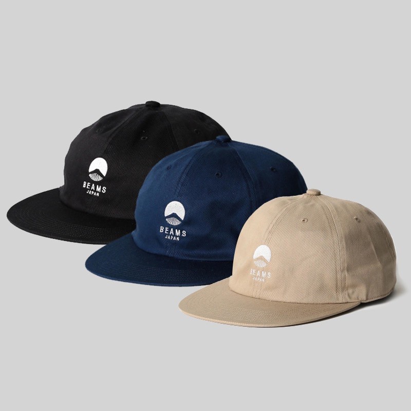 Beams Japan Logo Cap (KHAKI) - 7749hk