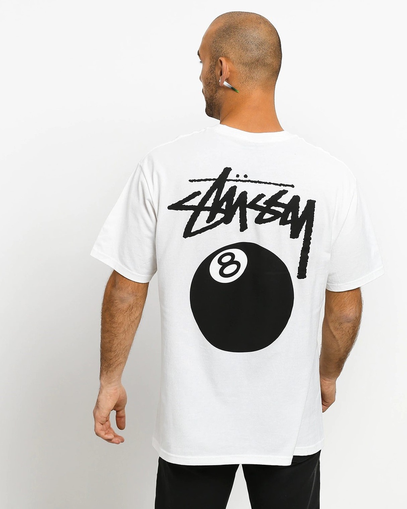 Stussy 8 Ball Tee (WHITE) - 7749hk