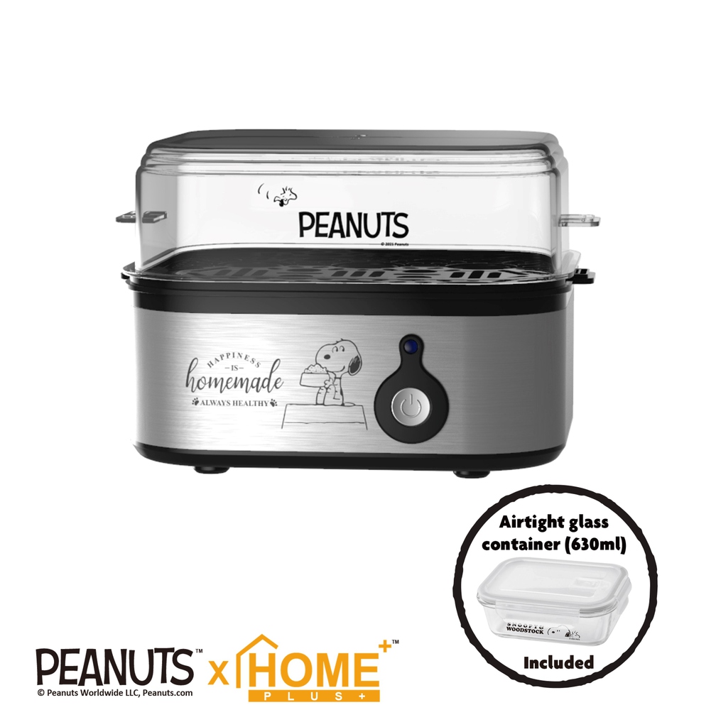 SNOOPY 原裝正版 1.3L 迷你蒸籠 (6隻雞蛋) PEANUTS x HOMEPLUS - homeplushop - homeplushop