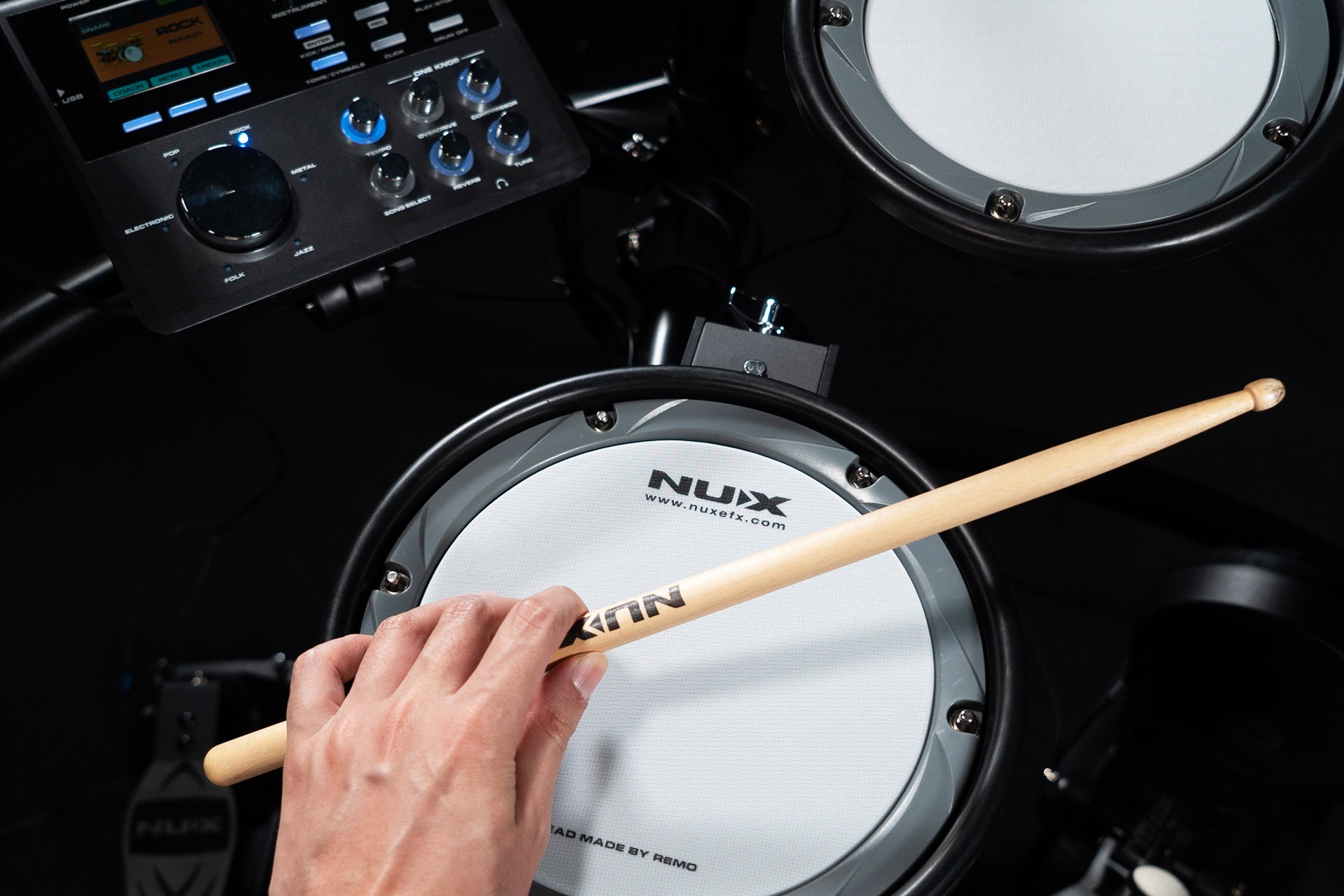 NUX DM7 全網面專業電子鼓 ｜一年保養 - Rock Music Factory