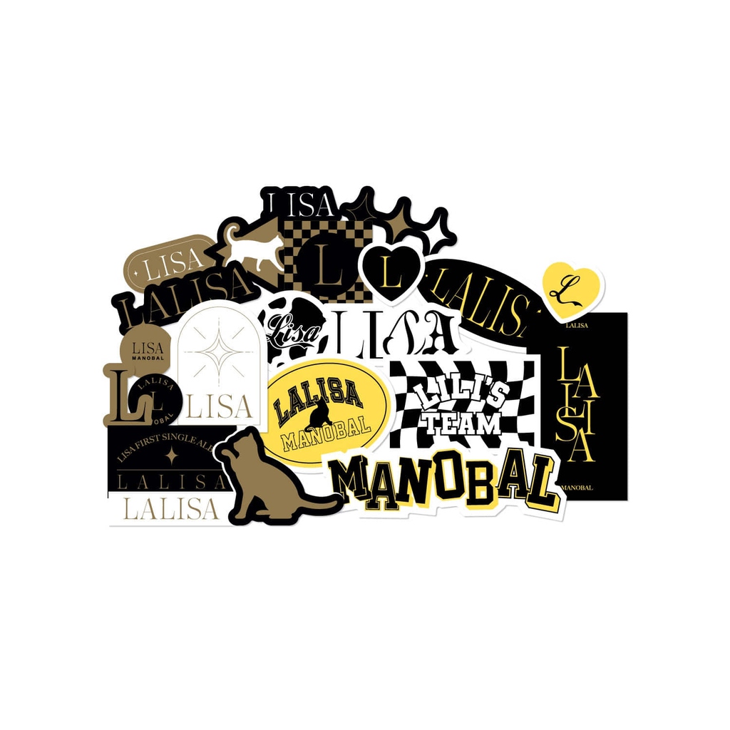 BLACKPINK - [LALISA] LISA STICKER SET(預計12/11/2021入庫) - MelodyBox