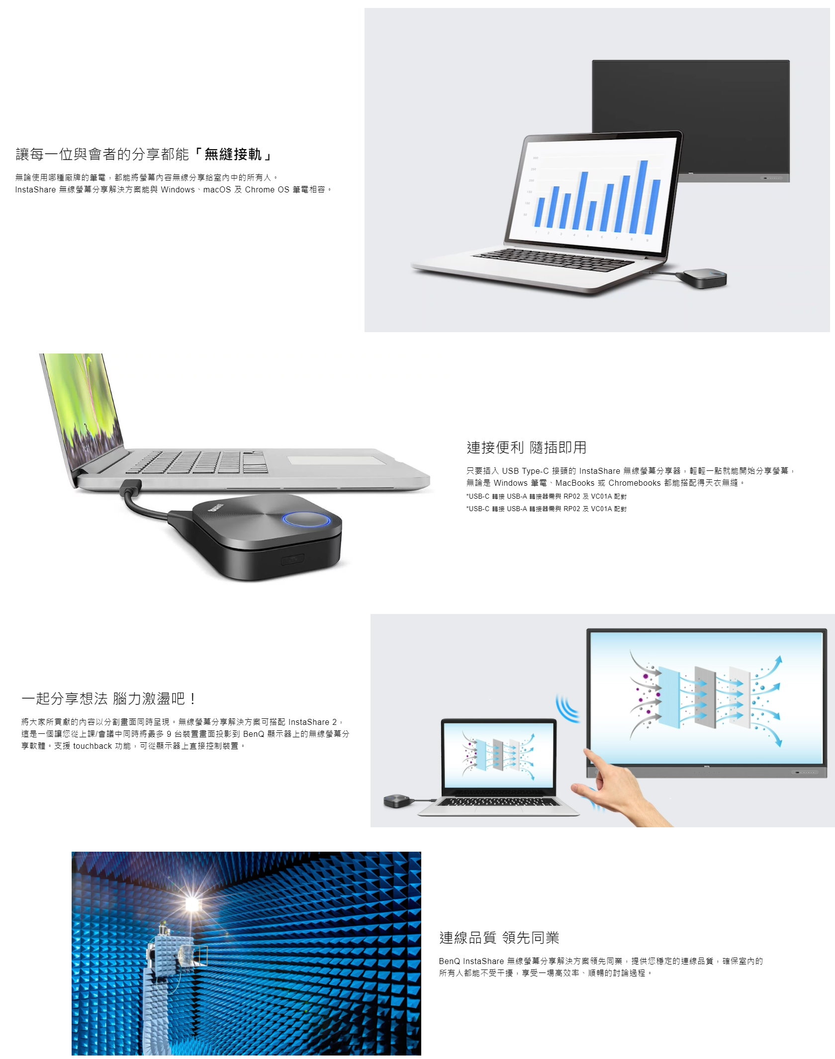 TWY31｜InstaShare 無線螢幕分享器 - BenQ.online
