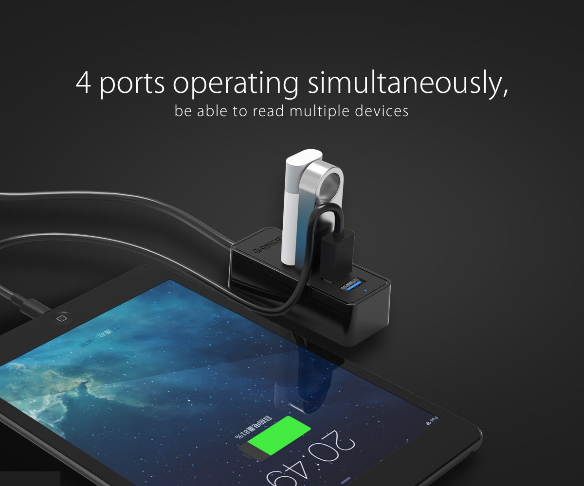 ORICO 4 Port USB3.0 HUB with Micro B Power Port [W5P-U3] - ORICO-HK