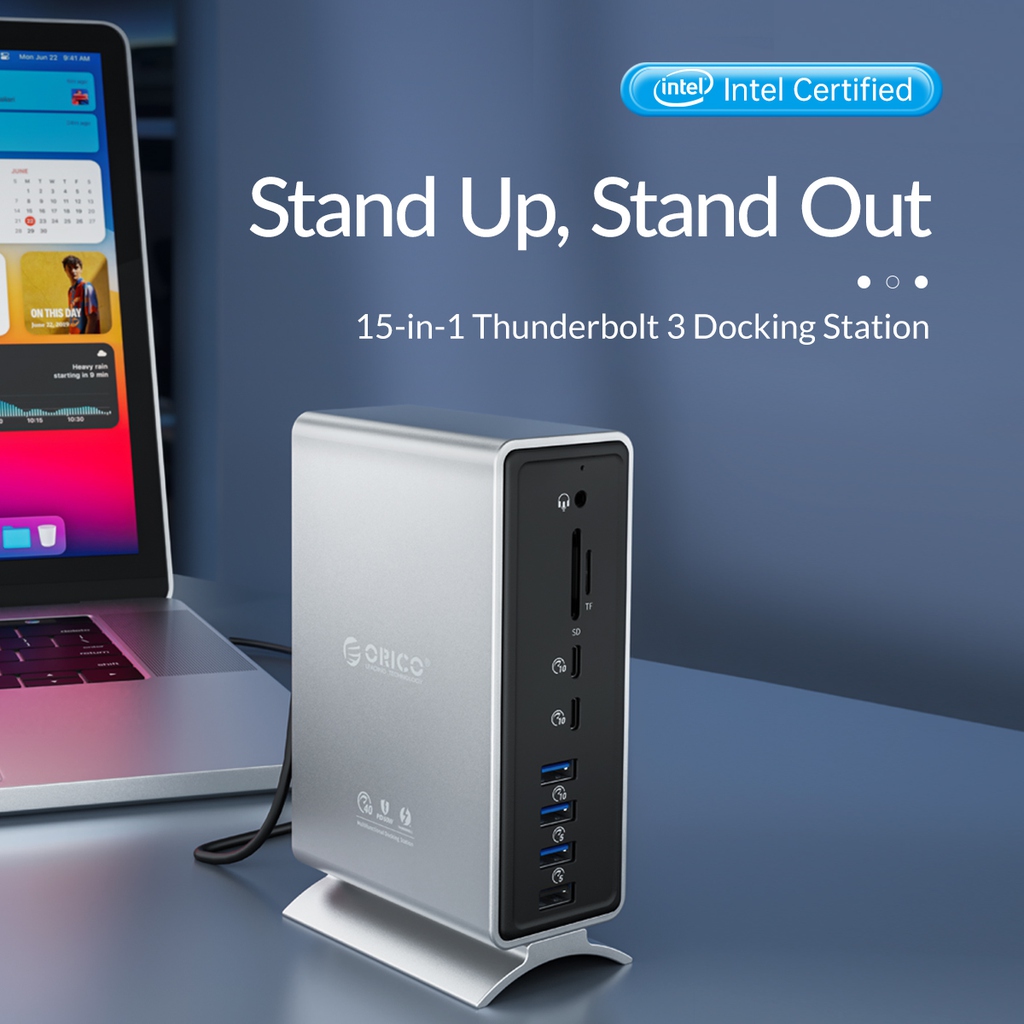 ORICO Thunderbolt 3 Aluminum Alloy Docking Station [TB3-S1] - - ORICO-HK