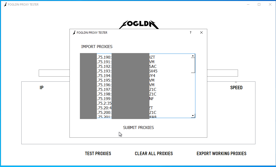 用獨立程式測試 Proxies 速度