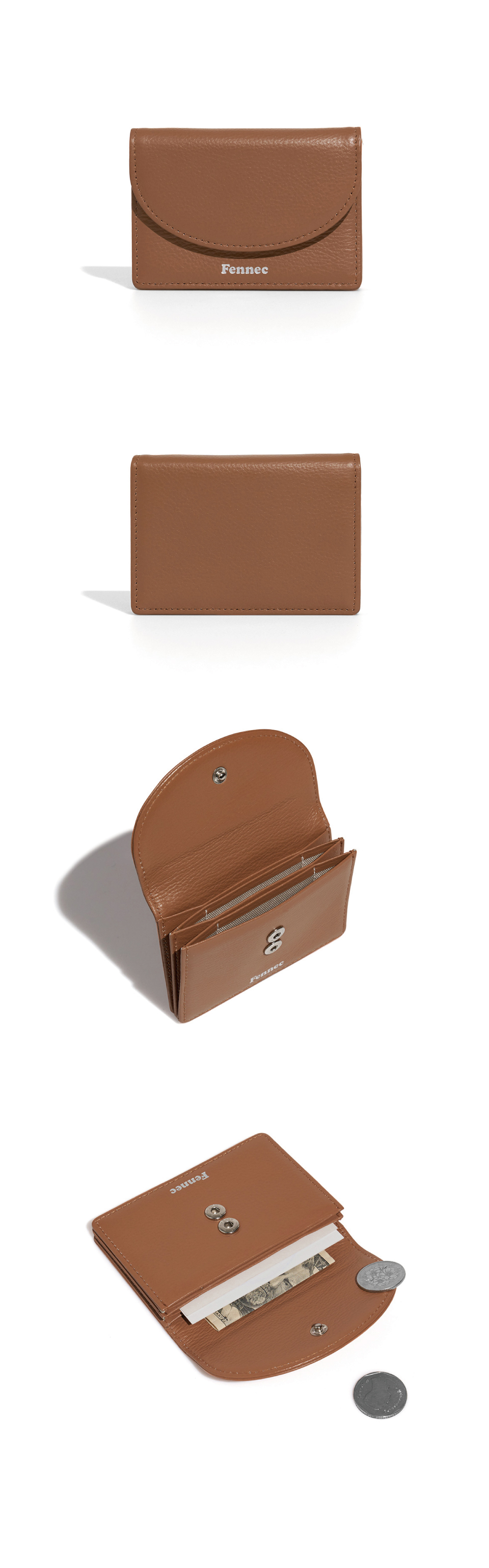 Fennec | HALFMOON ACCORDION POCKET - TAN BROWN - SEOUL U SOMETHINGS