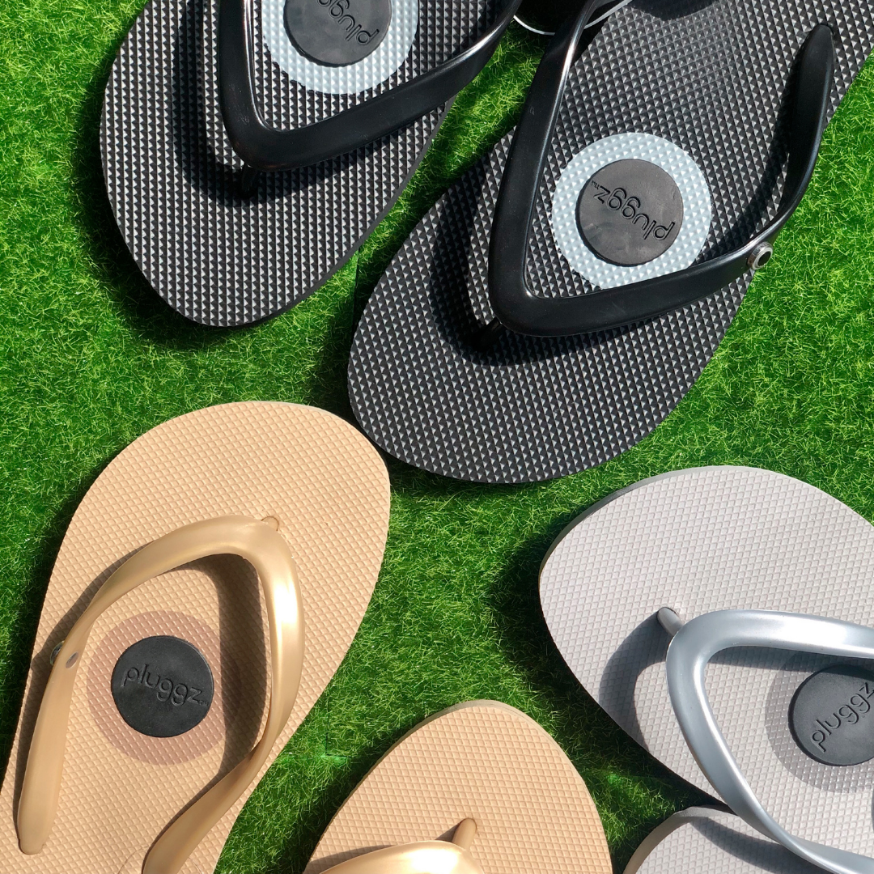 Pluggz 接地拖鞋 KONA Woman Flip Flop - All About Grounding
