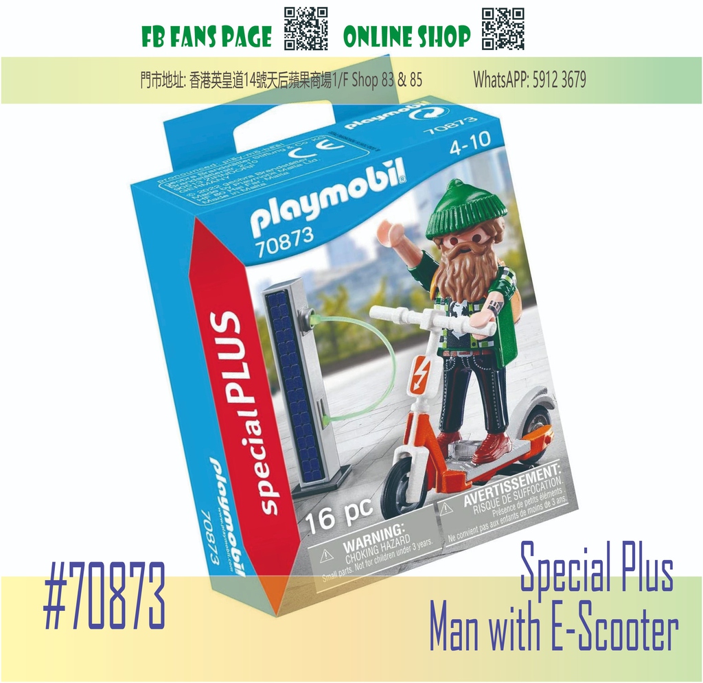 Playmobil 70873 Special Plus Man with E-Scooter - Toysa Company A ...