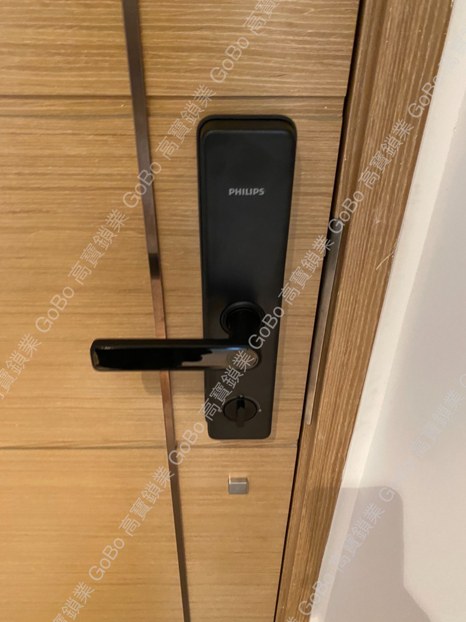 東涌 東環 裝電子門鎖 Philips 603E 曜石黑色