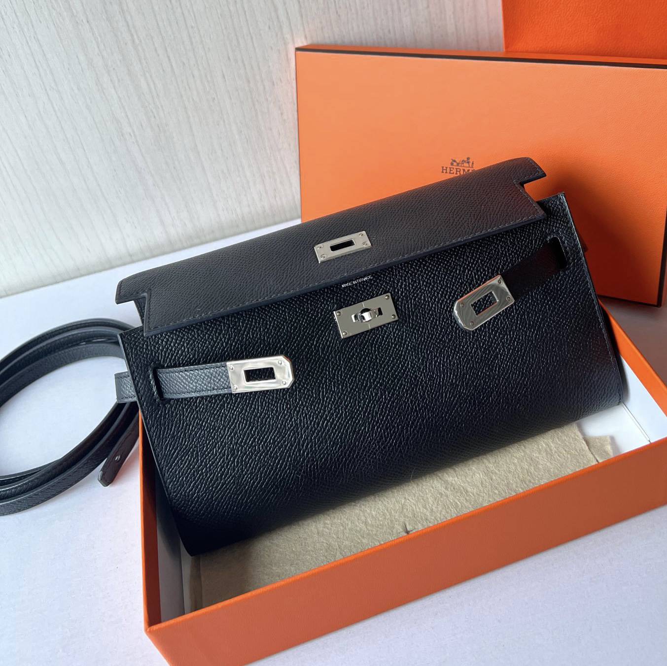 Hermes black kelly to go - sinying051911823