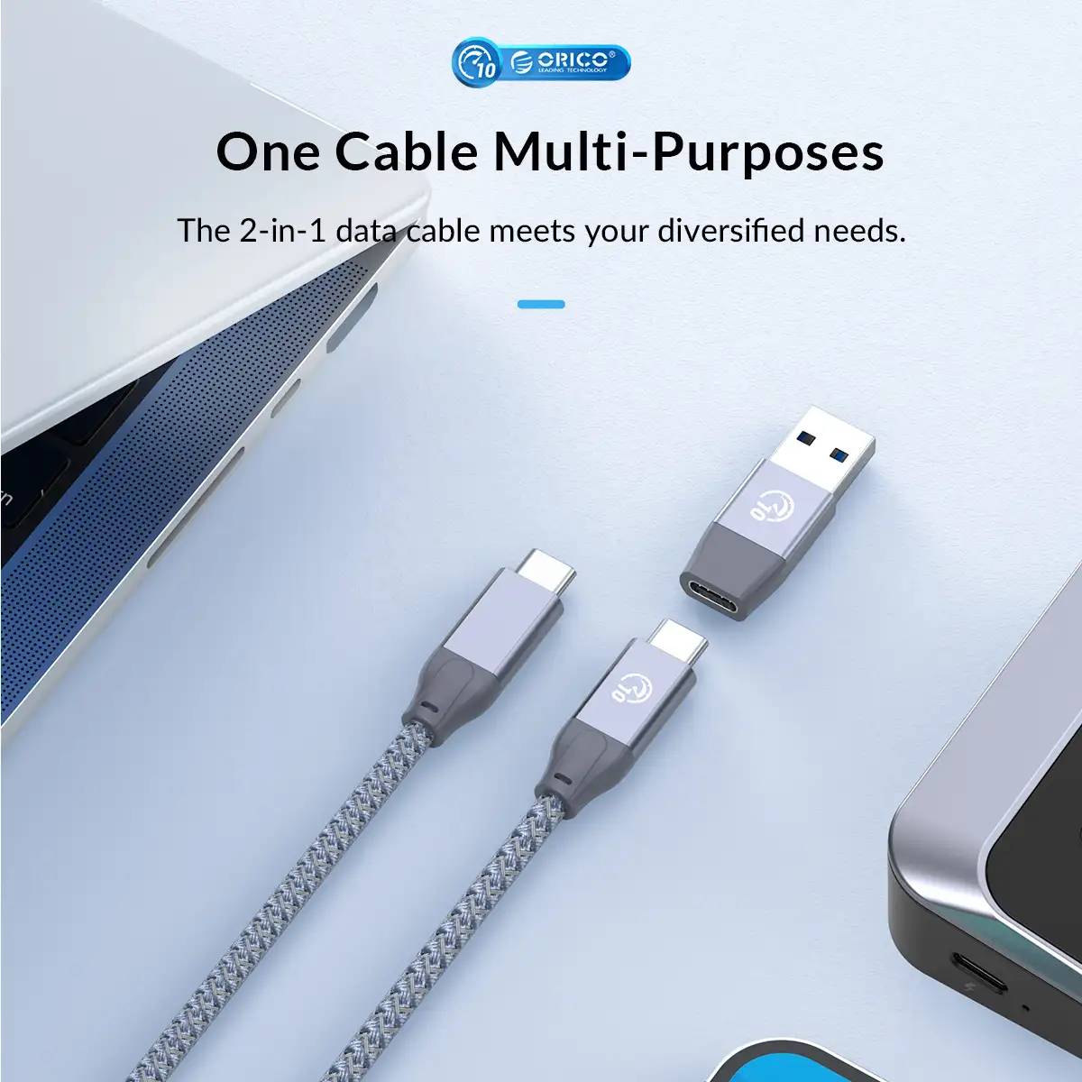 ORICO Aluminum 4 Port SuperSpeed USB3.0 HUB [M3H4] - ORICO-HK - ORICO-HK