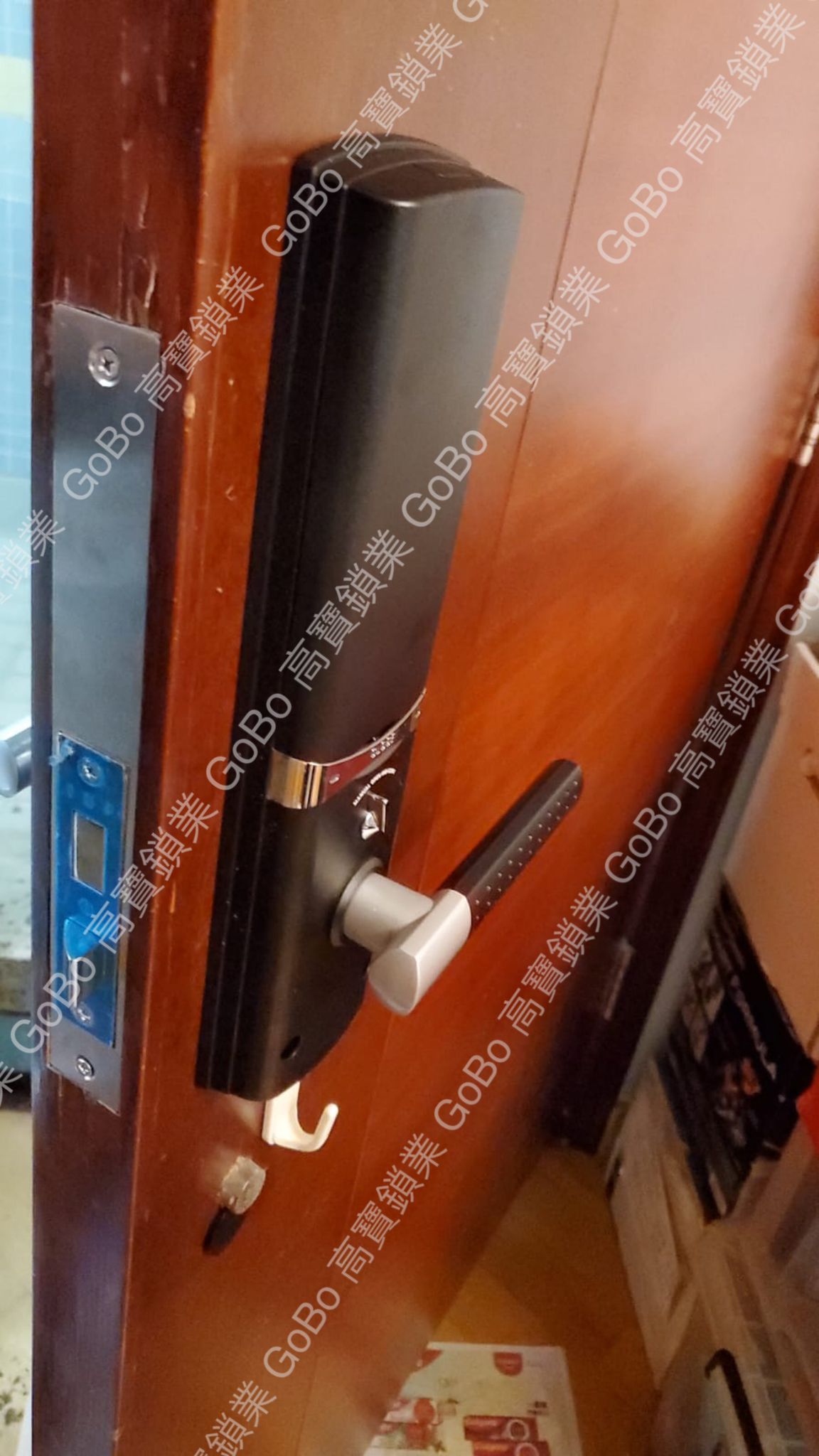 將軍澳 裕明苑 裝電子鎖 Midas MS-5100 黑銀色