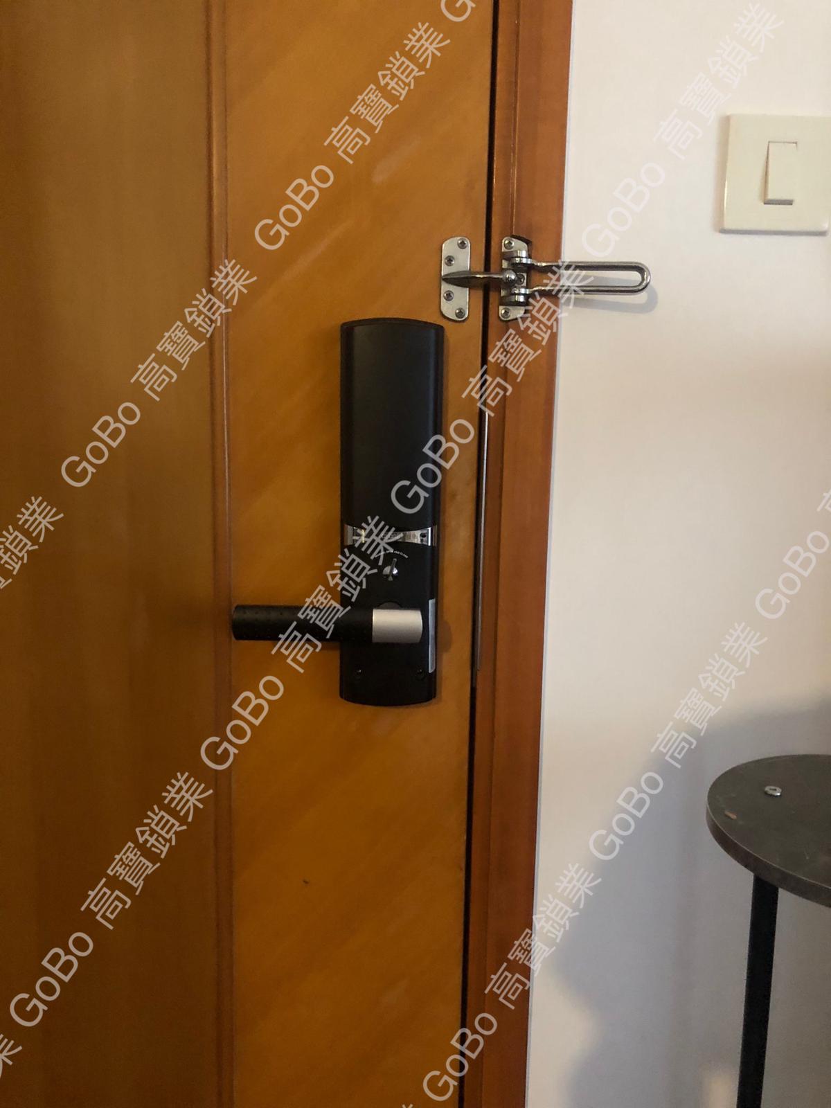 豪景花園 傲庭峰 裝電子鎖 Midas MS-5100 黑銀色