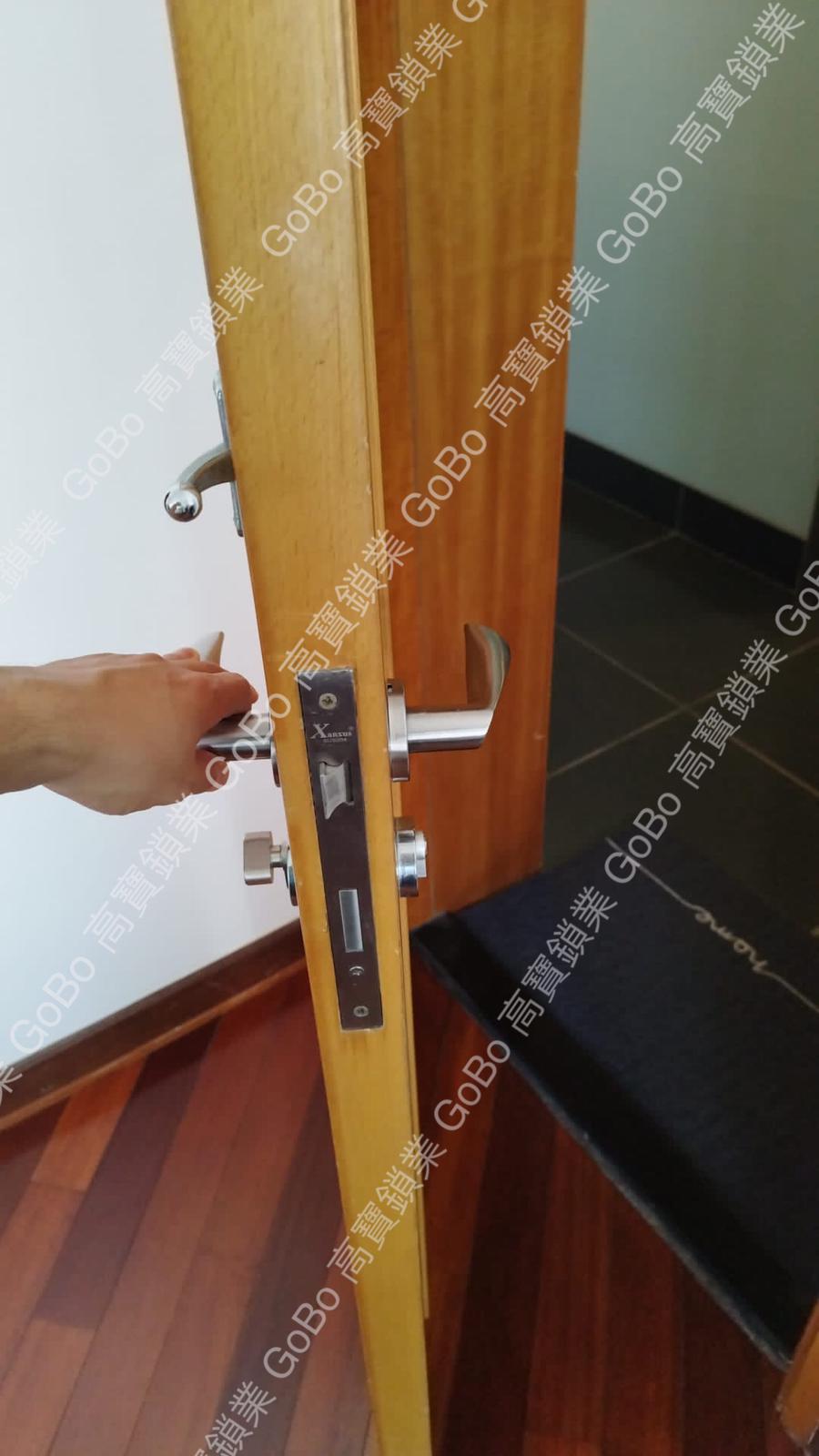 豪景花園 傲庭峰 裝電子鎖 Midas MS-5100 黑銀色