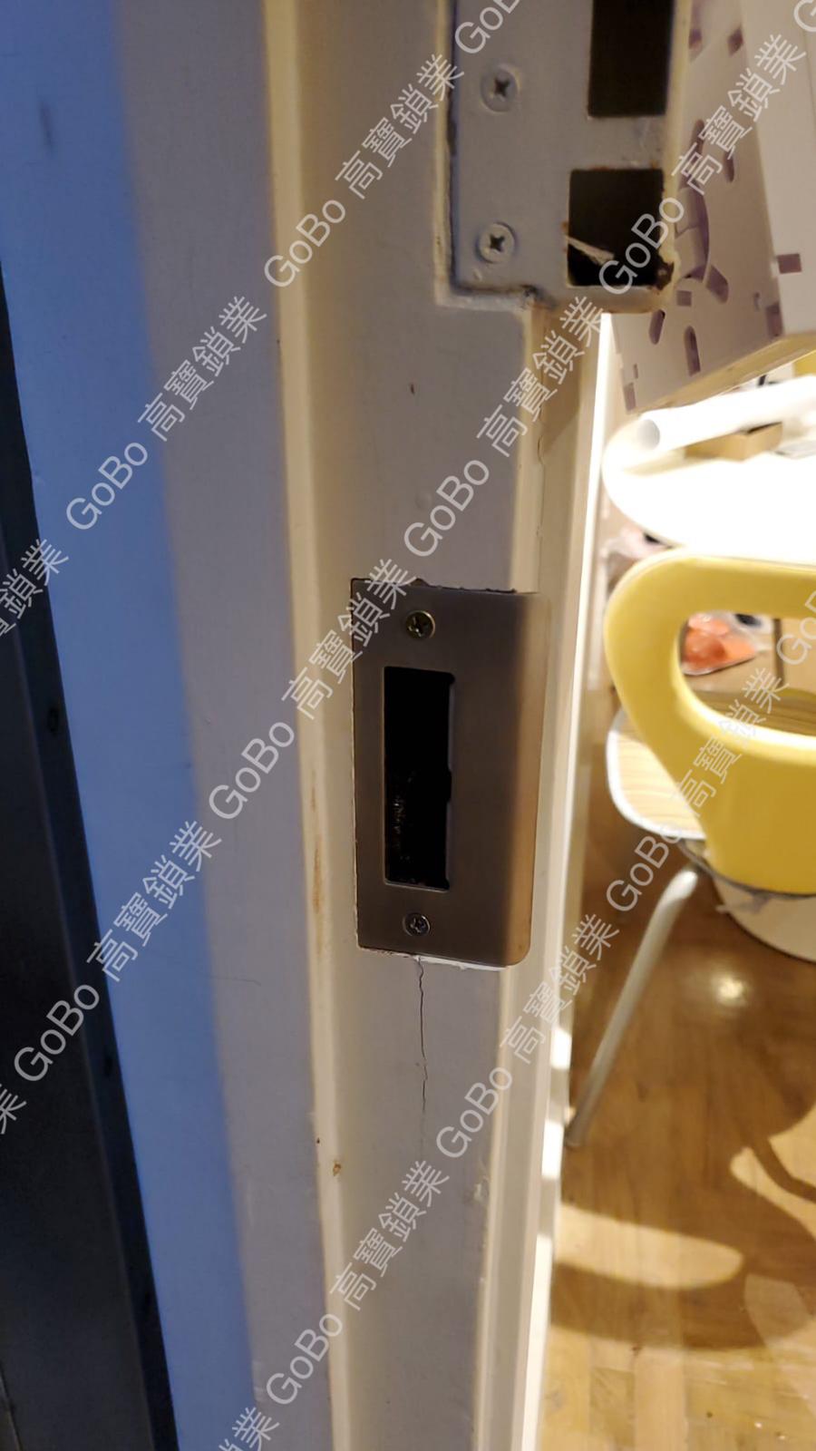 漆咸道 豐景大廈 裝電子鎖 Midas MS-5100 黑銀色 (舊門老虎鎖)