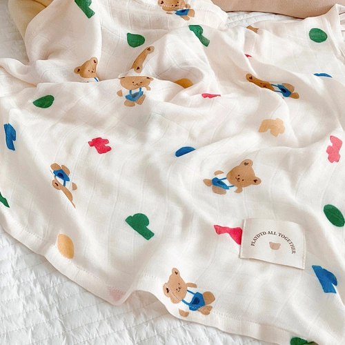 預訂｜DTD竹纖維繽紛色彩蓋毯 - twinklebear - twinklebear - twinklebear - t - twinklebear